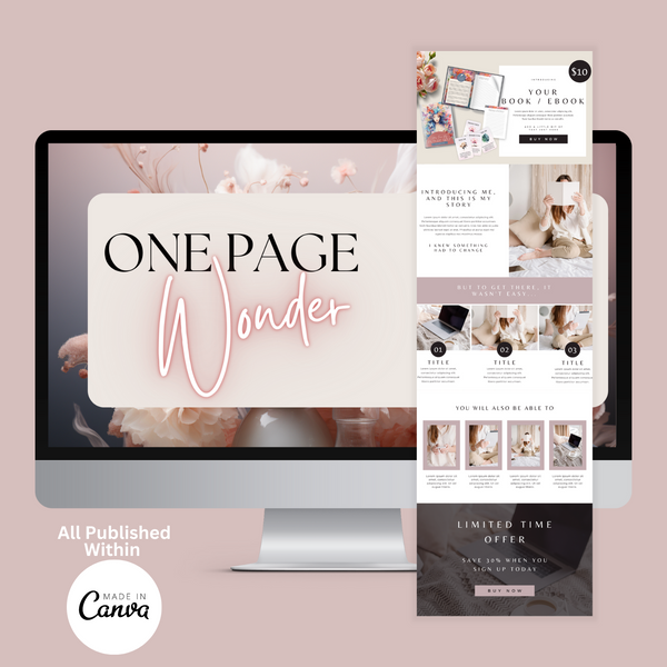 ONE PAGE WONDER BUNDLE – Social Glow Shop